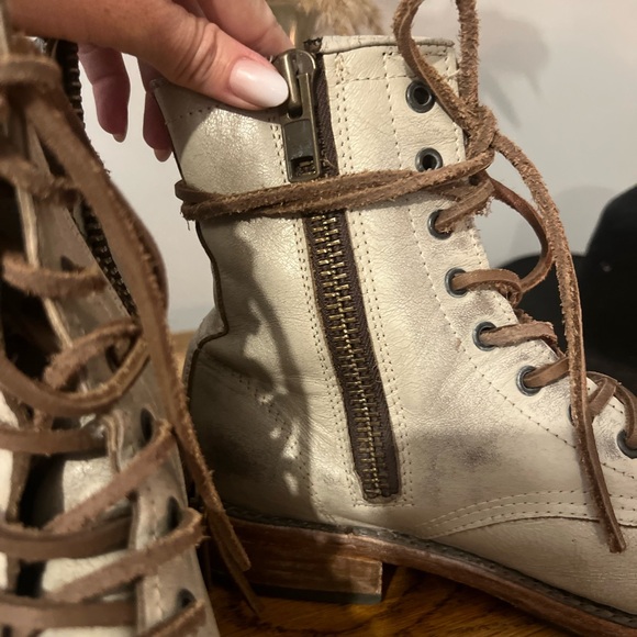 freebird | Shoes | Free Bird Combat Lace Up Zipper On The Inside Of The ...